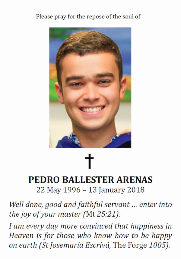 Pedro Ballester Arenas - Opus Dei